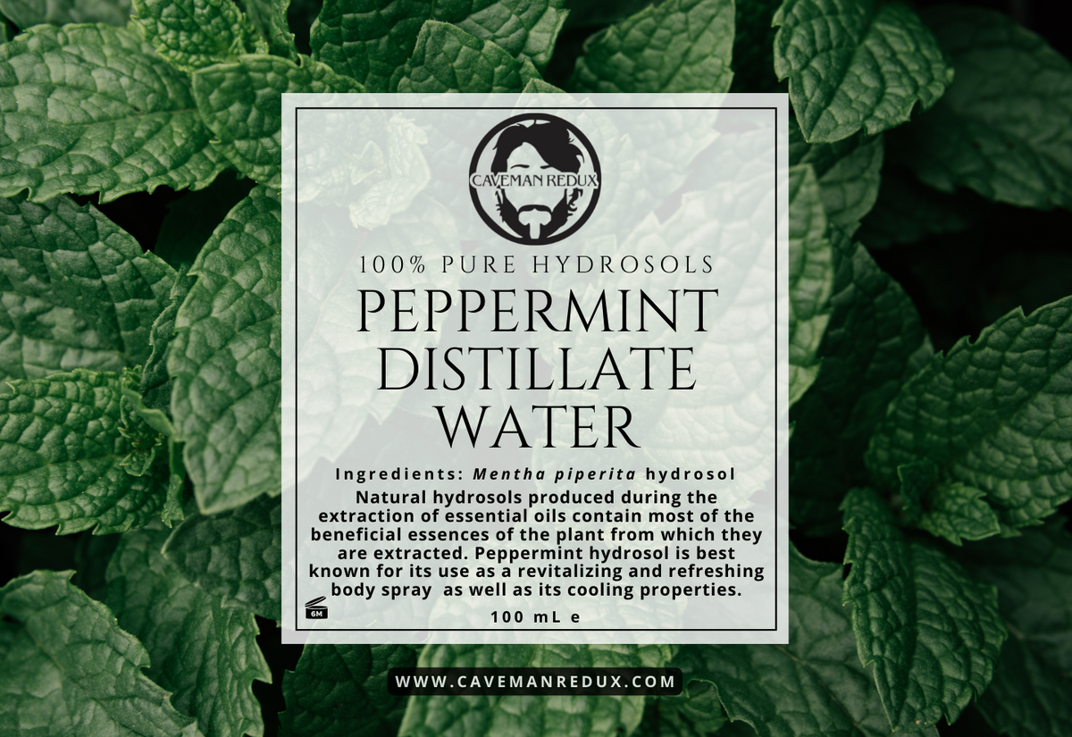 Peppermint Hydrosol (Peppermint Water) | Caveman Redux