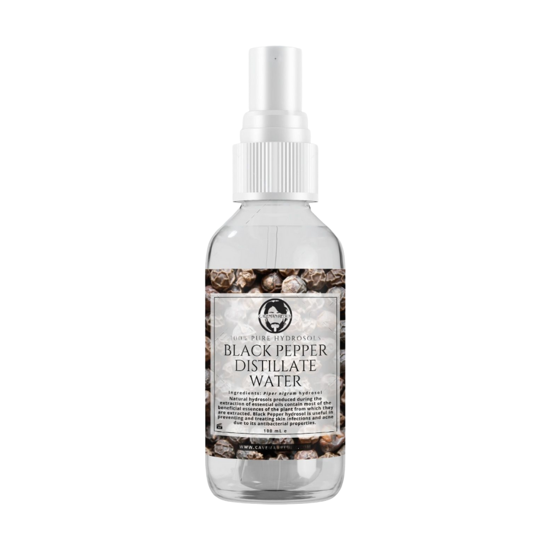 Black Pepper Hydrosol (Black Pepper Water) | Caveman Redux